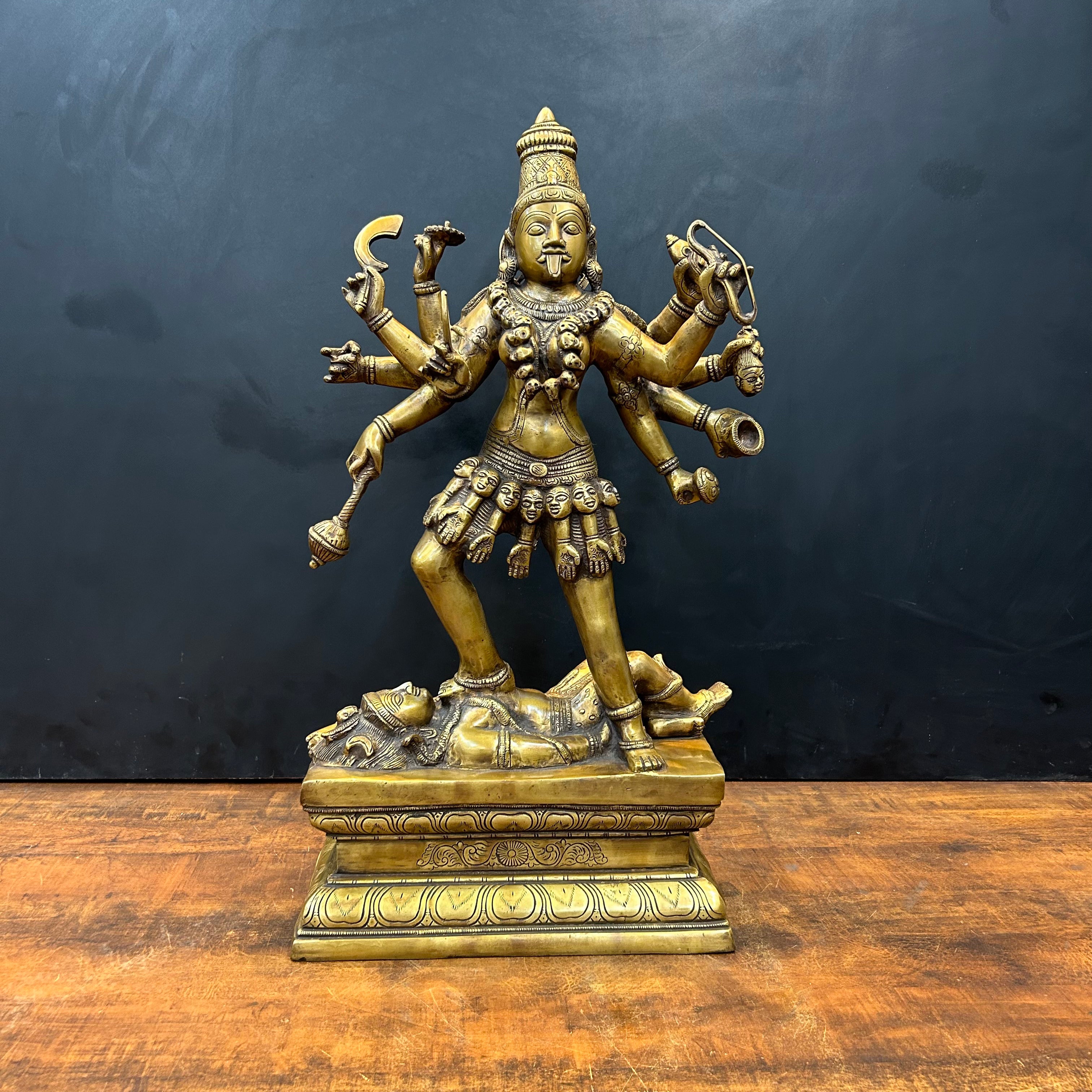 Kali Hindu Goddess Statue 710+ Goddess Kali Statue Stock Photos,