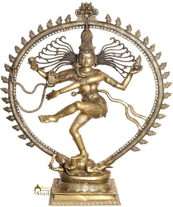 Very Large Indian Hindu Deity Dancing Shiv Nataraja Indoor Outdoor Déc ...