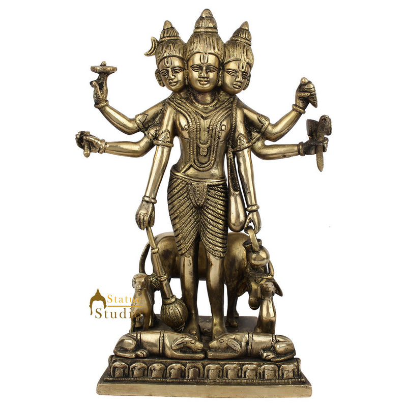 Hindu Trinity Of God Creator of Universe Lord Brahma Fine Murti Idol ...