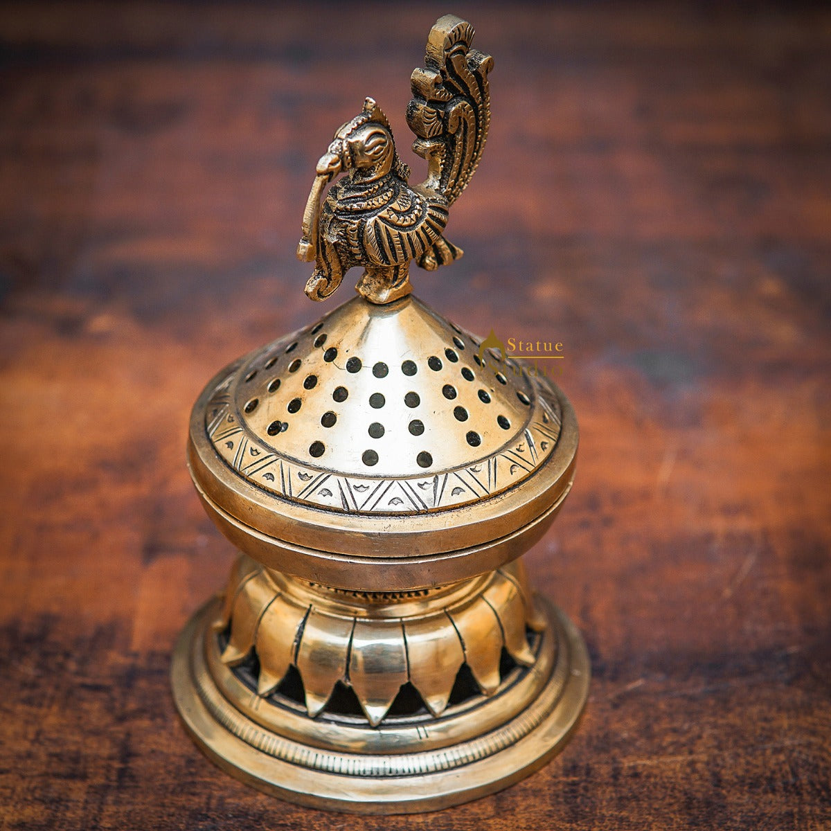 Brass Dhoop Dani Incense Burner For Pooja Room Dacor Diwali Gift ...