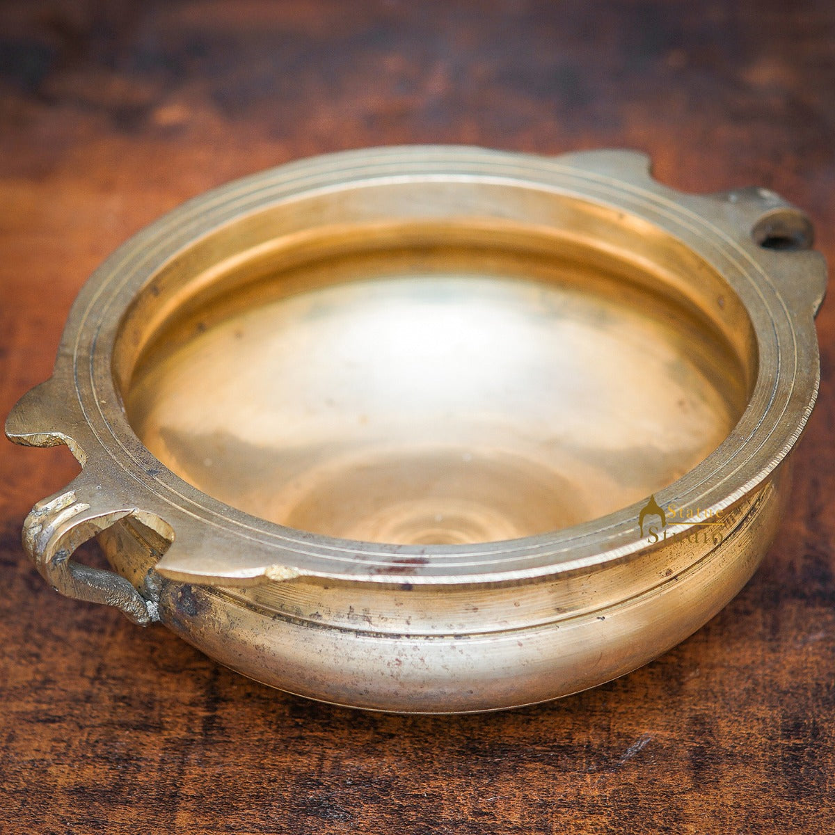 Brass Small Urli Showpiece For Home Table Pooja Room Diwali Dacor ...