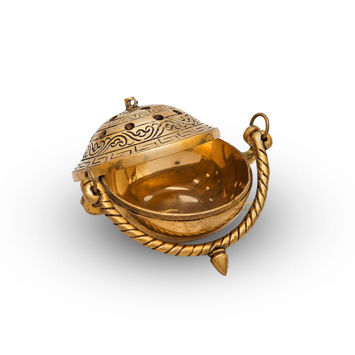 Brass Hanging Dhoop Dani Incense Burner For Pooja Room Decor Diwali ...
