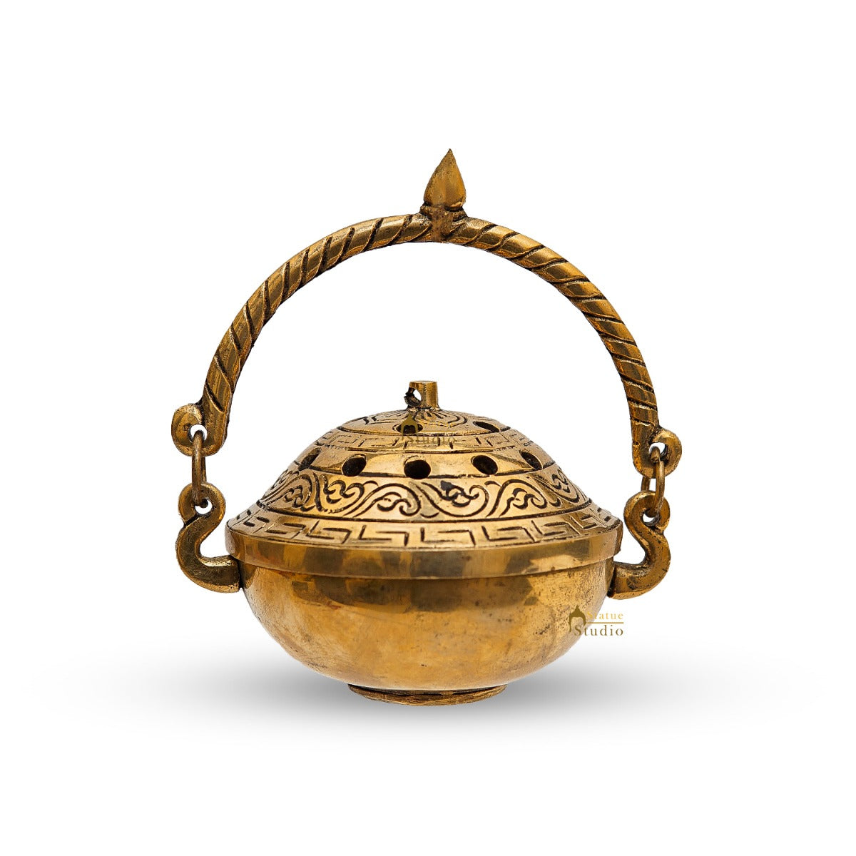 Brass Hanging Dhoop Dani Incense Burner For Pooja Room Decor Diwali ...