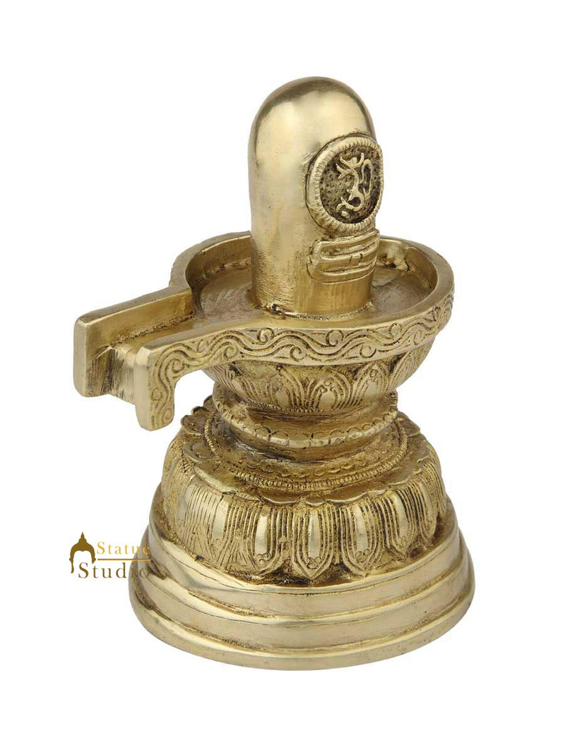 India hindu god lord shiva lingam shivling statue fine religious ...